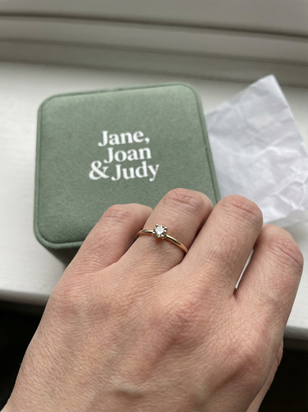Violetheart Gold & Silver Ring – Jane, Joan & Judy UK
